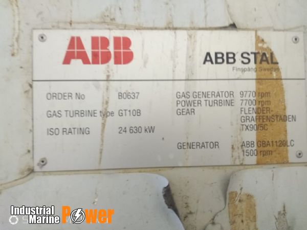 ABB. GT10B complete, never under load. 50 Hz (same as SGT 600 Siemens)