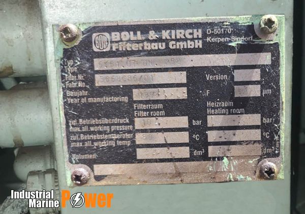 BOLL & KIRCH AUTO FILTER.- DN 250