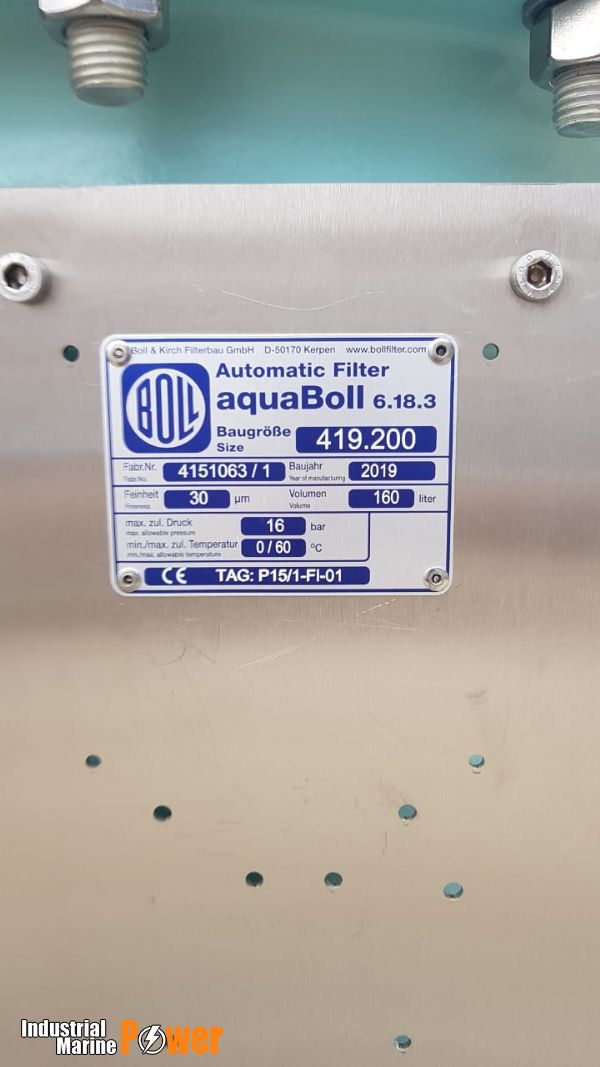 BOLLFILTER Automatic TYPE 6.18.3, NEW for sale