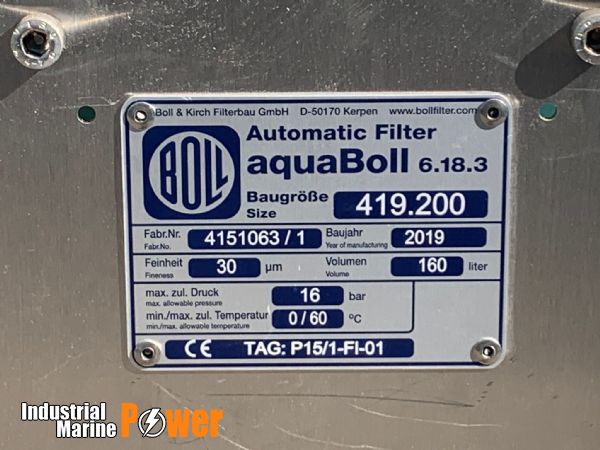 BOLLFILTER Automatic TYPE 6.18.3, NEW for sale