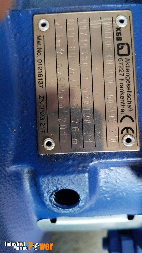 Brand New KSB Pump Available// ETAPRIME GBN 40-140/222 G4 48888757