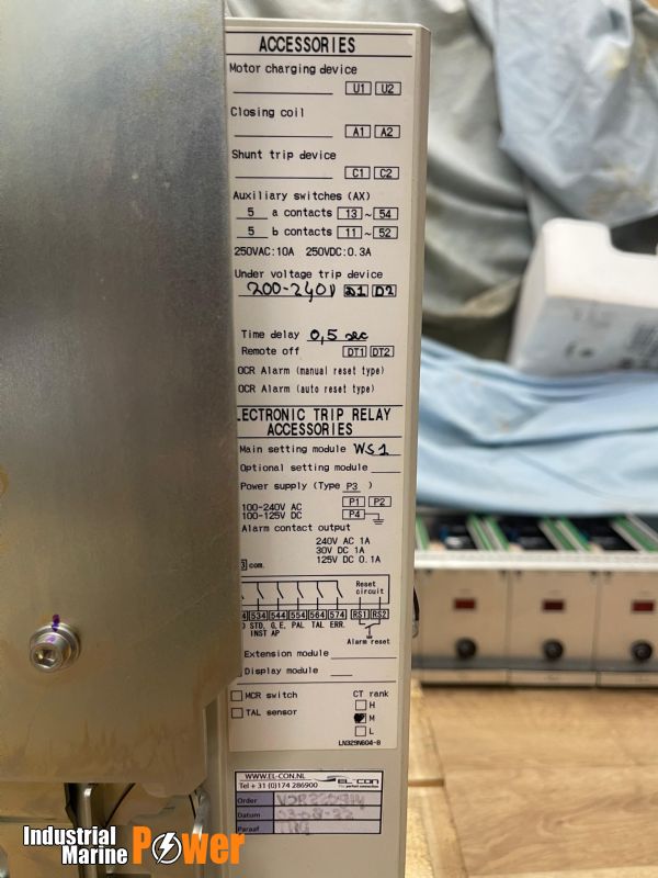 For Sale: Mitsubishi AE1000-SW - Air Circuit Breaker For Sale: Mitsubishi AE1000-SW - Air Circuit Breaker