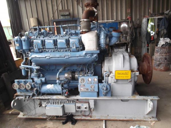 For sale: MTU 8V396 MARINE ENGINE WITH FLENDER GEARBOX