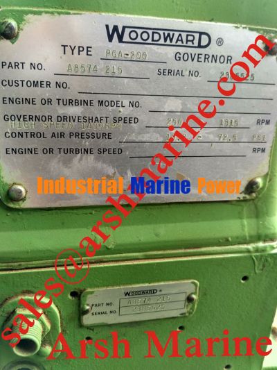 For Sale PGA 200-300 Governor - Woodward