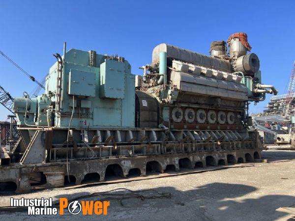For Sale: Sulzer 12ZAV40S Diesel Engines and Spare Parts