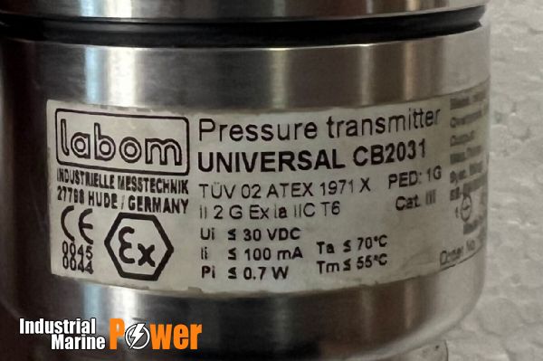 LABOM UNIVERSAL CB2031 PRESSURE TRANSMITTER (for sale)