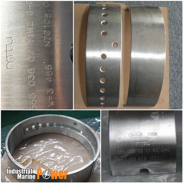 MTU injectors, filters, connecting rods, gas valves, piston rings, and ...