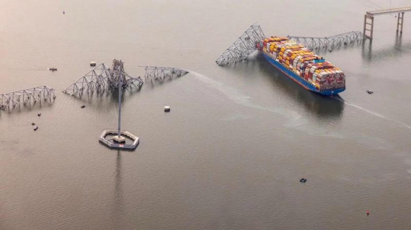 Multiple Vessels Trapped in Baltimore, Including Sealift Ships