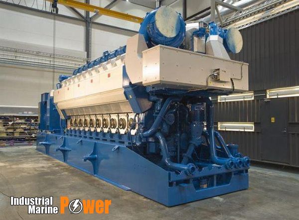 Wärtsilä 20V34SG Natural Gas Genset 9.75MW 50 Hz 13.8KV 720 RPM