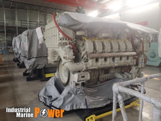 Warship Engine 12VP185 Fast Speed 1930rpm in Stock marine engine