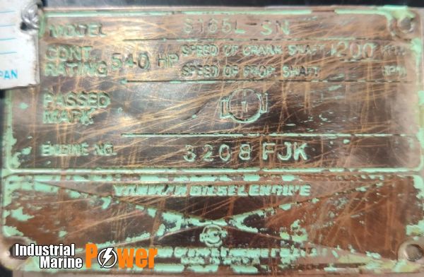 YANMAR S165L-DT MARINE GENERATOR