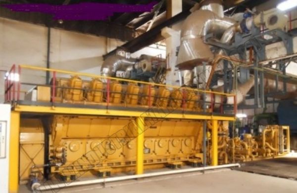 12650 KW Caterpillar G16CM34 Gas Cogeneration Power Plant