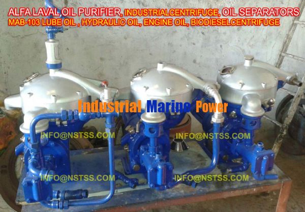 Ship oil purifier, Alfa Laval LO purifier, Diesel oil centrifuge, HFO ...